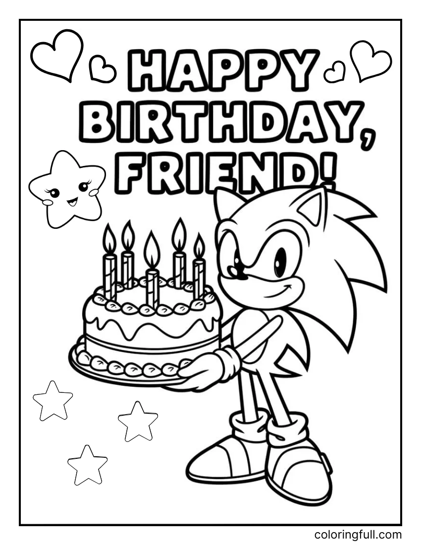 75 Free Sonic Coloring Pages – Printables For Kids & Adults