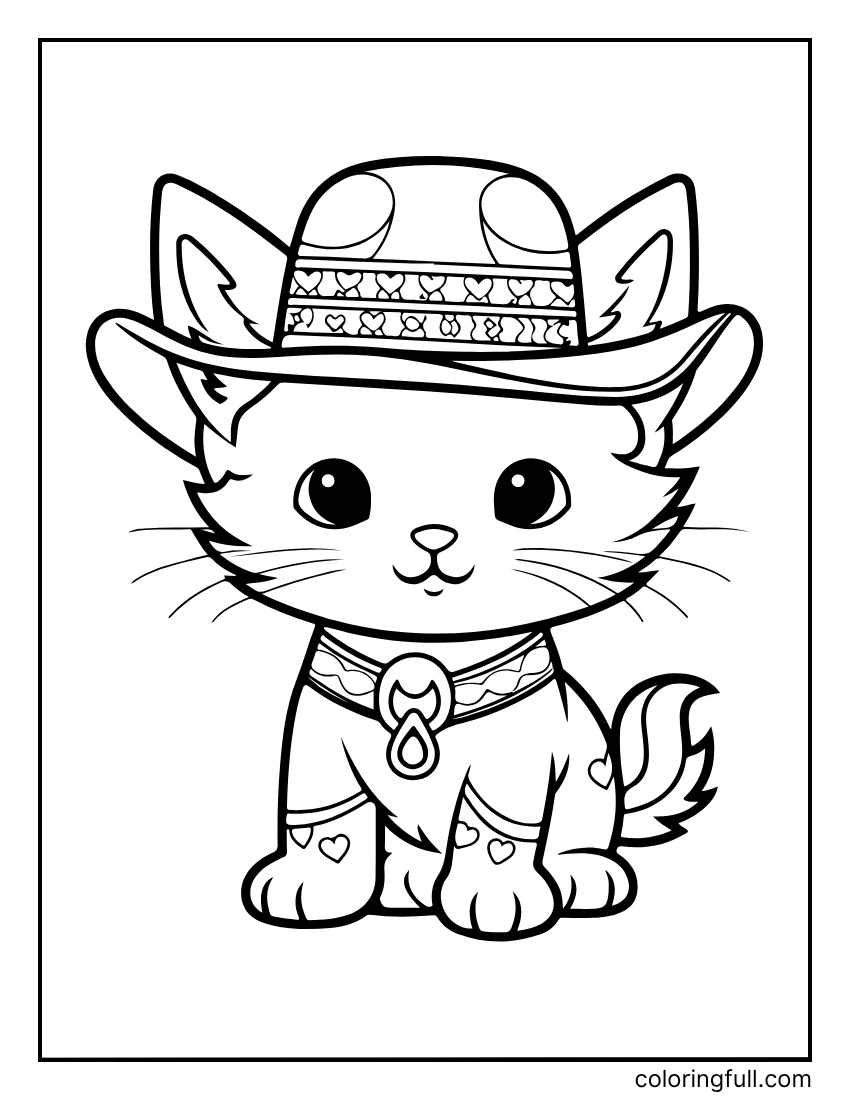 72 Free Kitten Coloring Pages – Printables For Kids & Adults