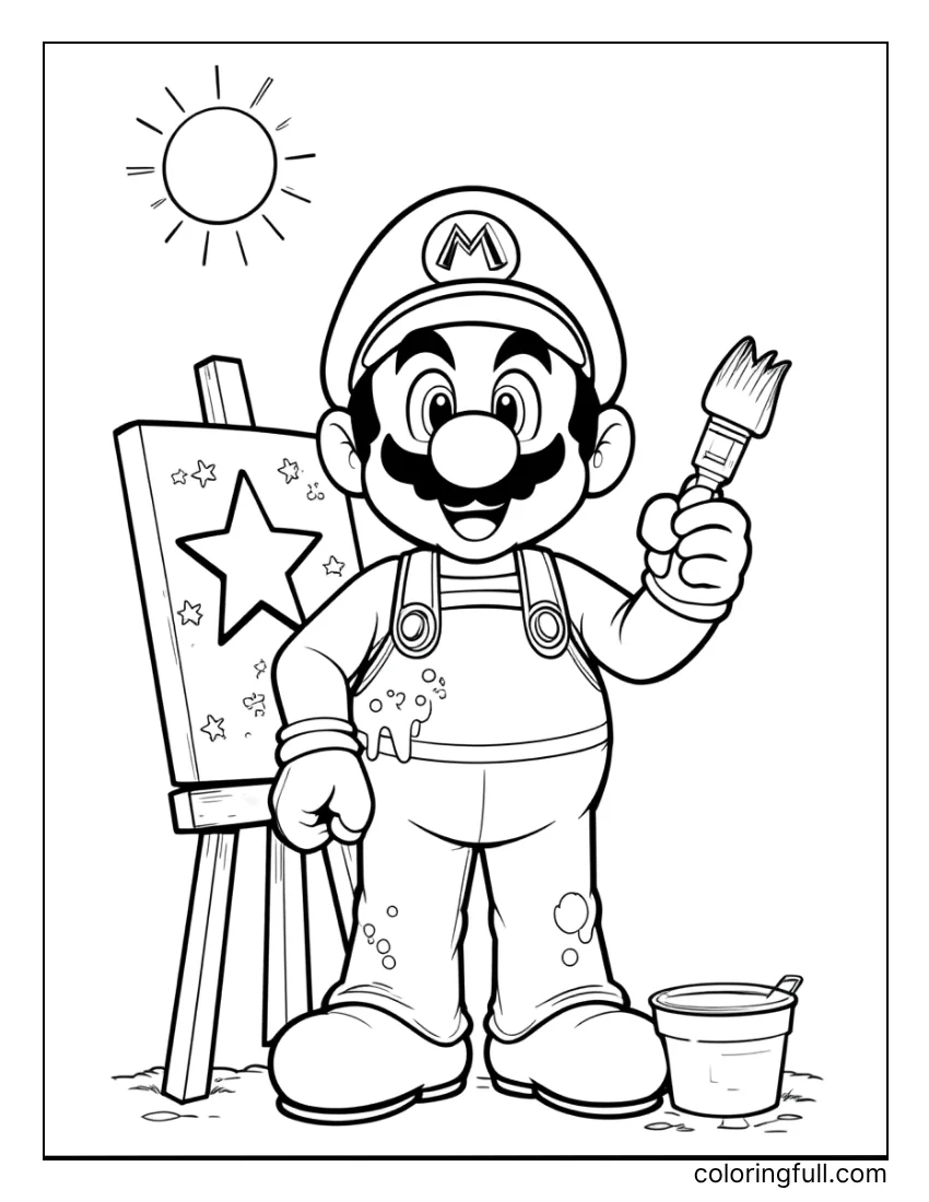 72 Free Mario Coloring Pages – Printables For Kids & Adults
