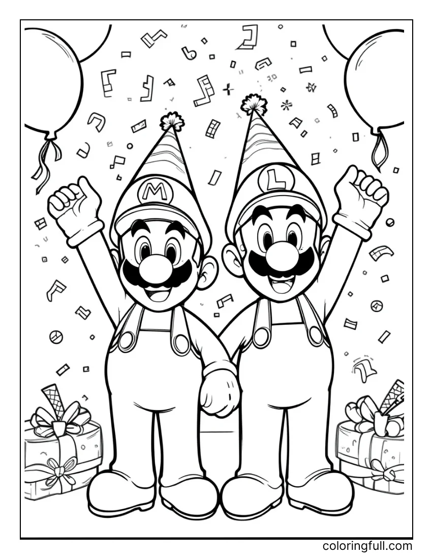 72 Free Mario Coloring Pages – Printables For Kids & Adults