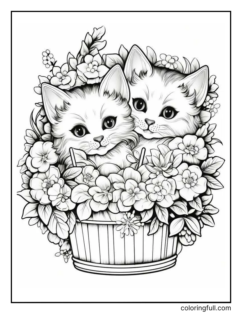 72 Free Kitten Coloring Pages – Printables For Kids & Adults
